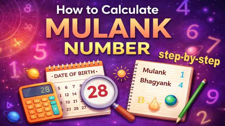 How to Calculate Mulank Number: Moolank & Bhagyank Calculator